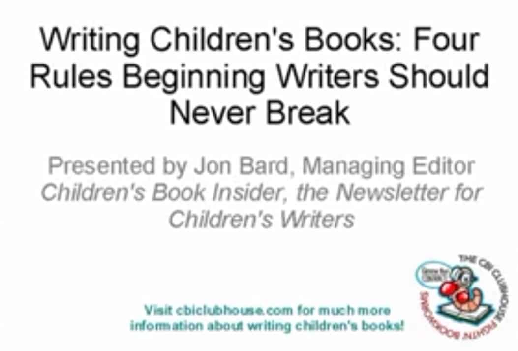 Writing Tips: 4 Rules Beginning Children's Book Writers Should Never ...