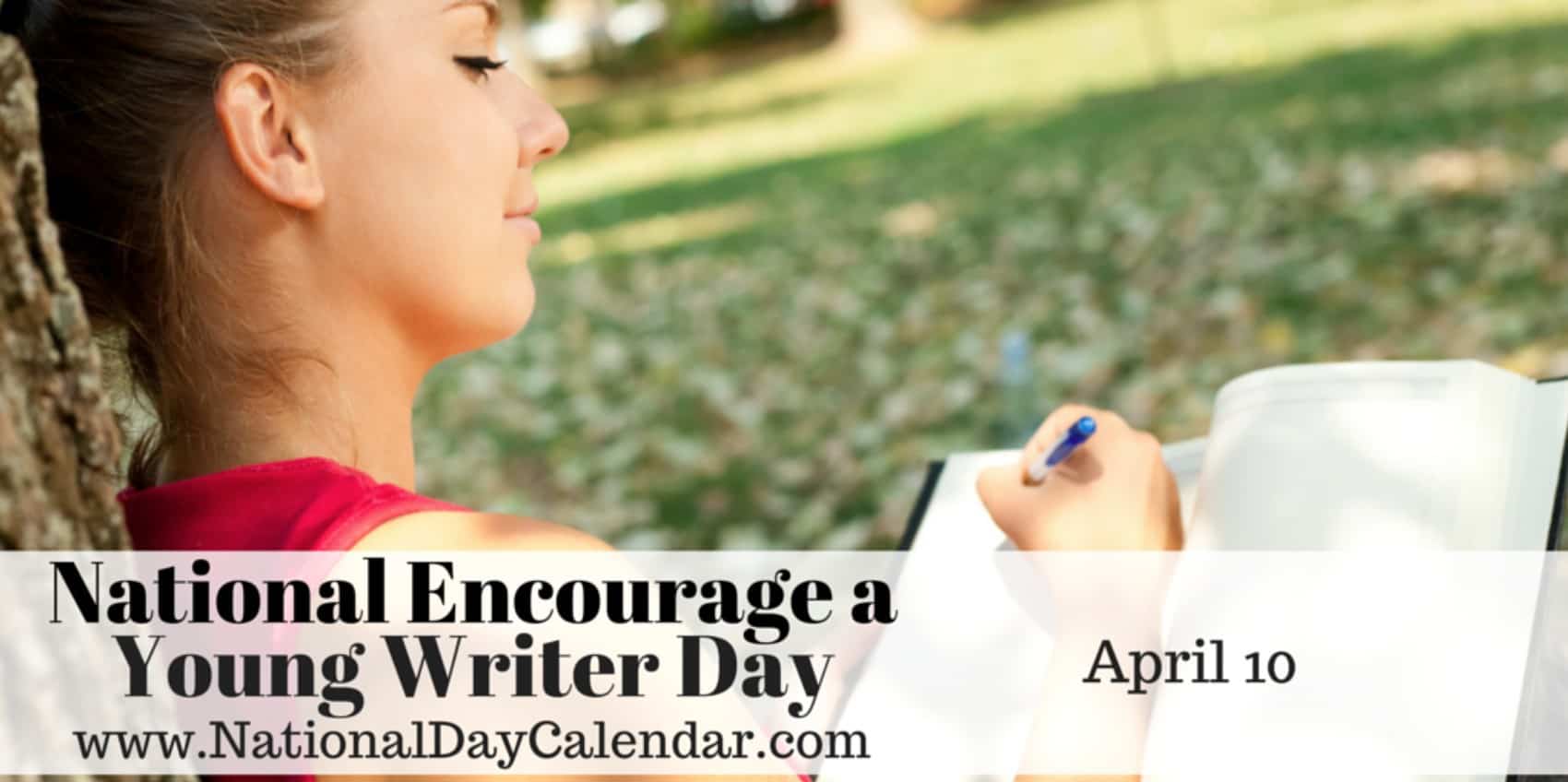 National Encourage a Young Writer Day - KidLit TV