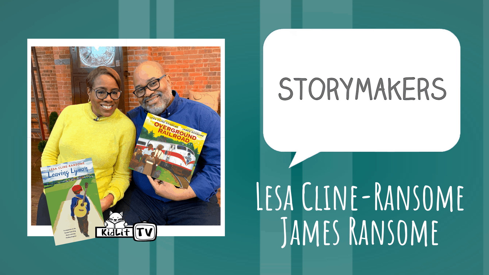 StoryMakers with Lesa Cline-Ransome and James Ransome - KidLit TV