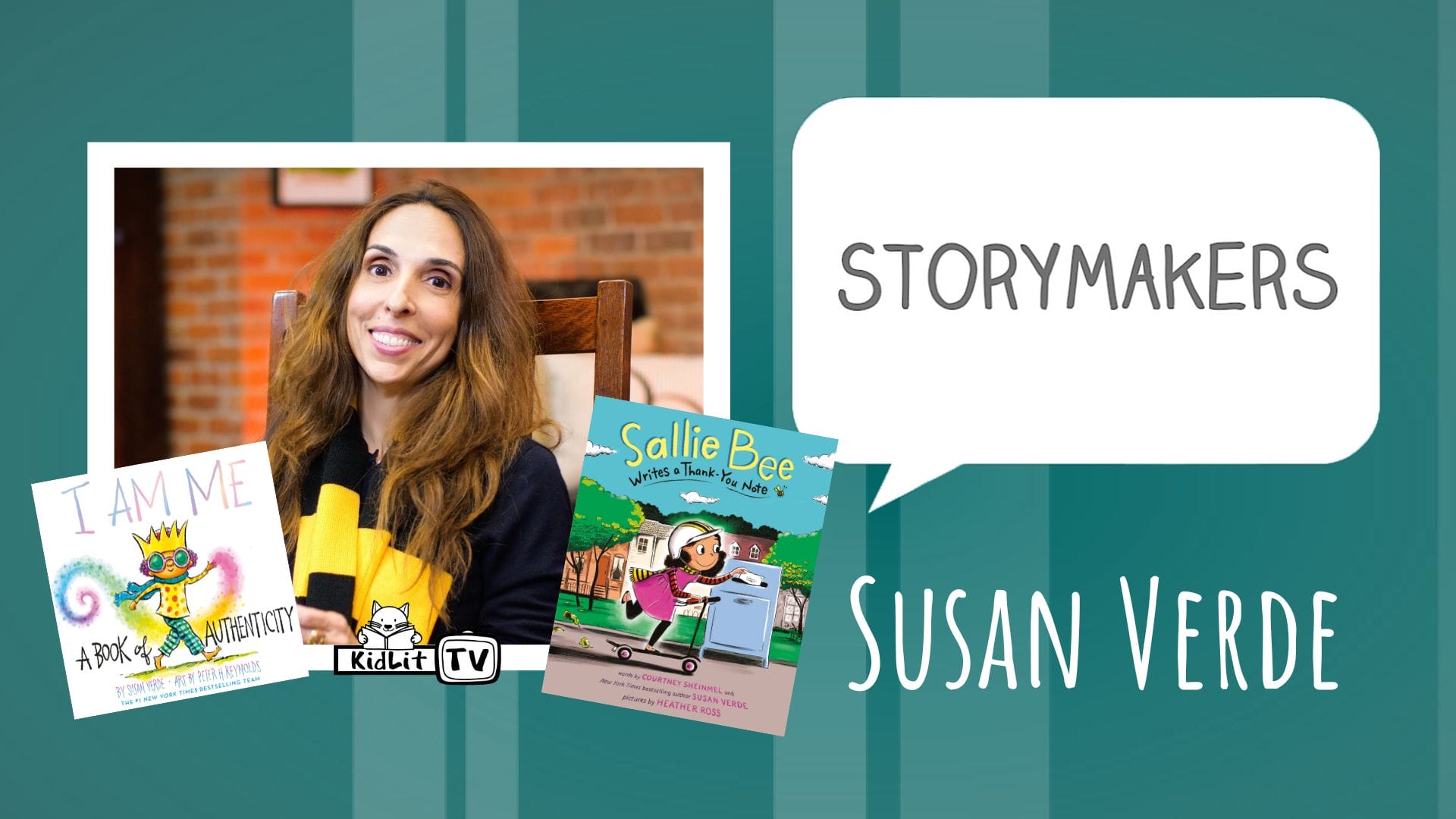 StoryMakers with Susan Verde I AM ME & SALLIE BEE WRITES A THANK-YOU ...